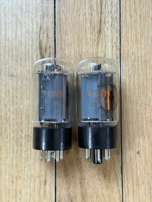 RCA 5881 Date Matched Pair 6L6wgb Rigid Power Tubes For Amplifier ...