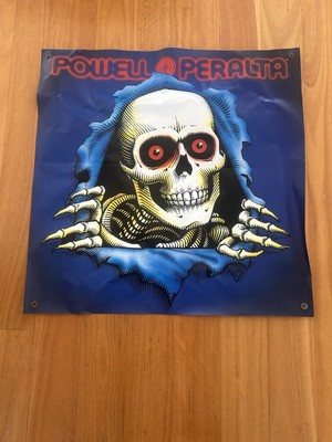 Powell Peralta Bones Brigade Ripper Banner - Vintage Skateboard - Hawk ...