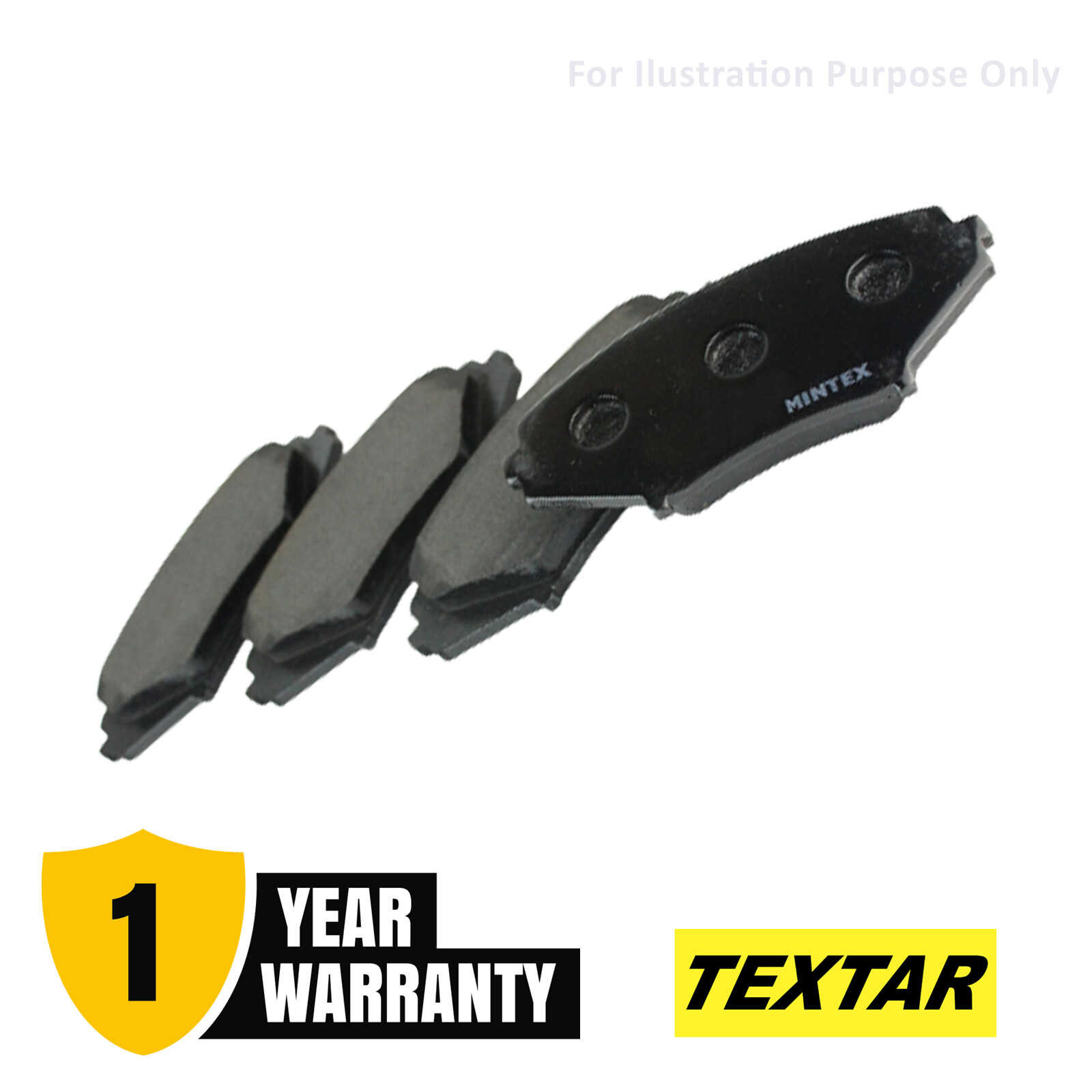 Brake Pads Full Set Of 4 Front 2515802 Textar Audi | eBay UK