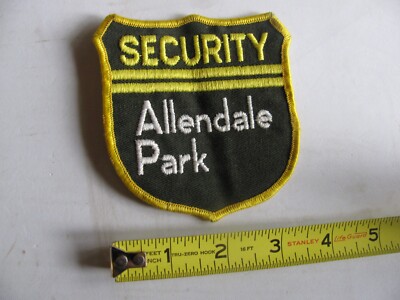 ALLENDALE PARK SECURITY CAMP HILL PA 3.5" SEW ON PATCH RARE LOWEST ...