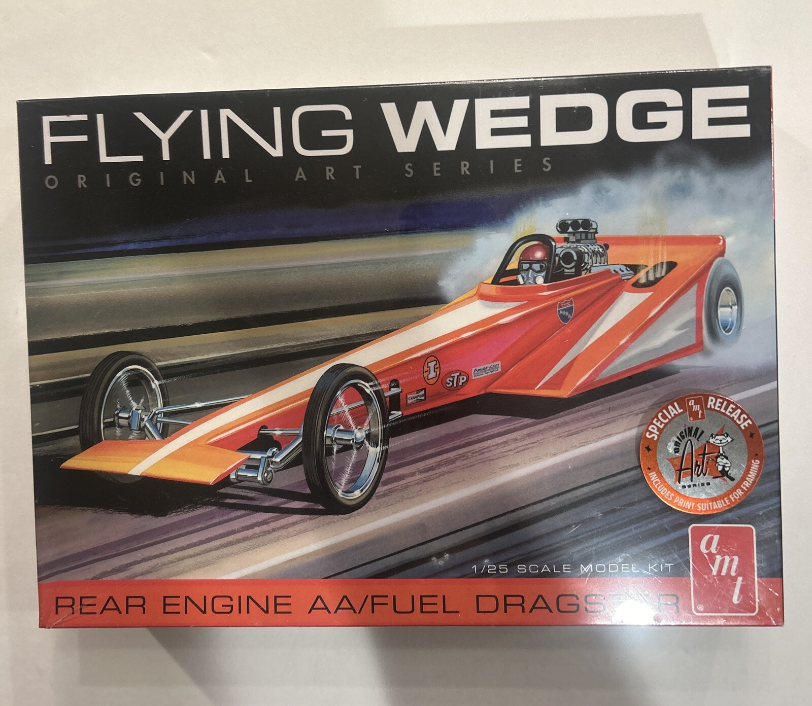 AMT Flying Wedge Rear Engine AA FUEL DRAGSTER Kit # AMT927/12 Factory ...