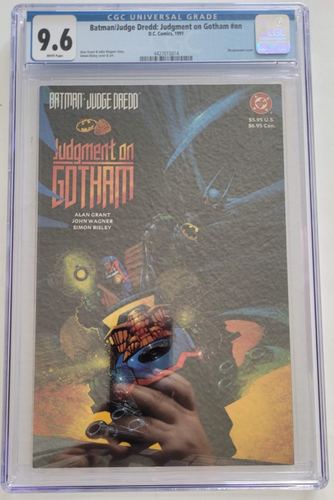 BATMAN/JUDGE DREDD: JUDGEMENT ON GOTHAM CGC 9.8 GRADED 1991 DC COMICS ...