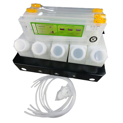 New for Roland BN20 5 Cartridges (440ml) 5 Bottles Bulk Ink Supply ...