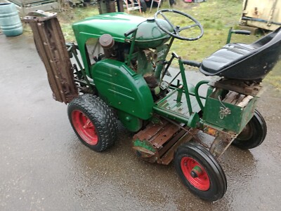 Ransomes Vintage Tractor Mower, 3 Gang Ransomes Motor Triple, Kohler ...