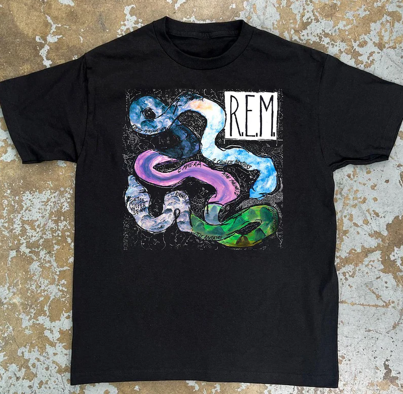 REM Reckoning 1984 Album Promo T-shirt, R.E.M Rock Band Shirt, 80s Rock ...