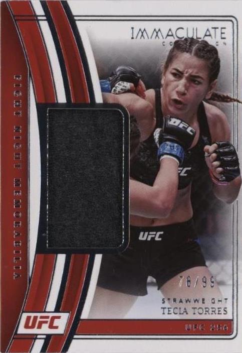 2023 Panini Immaculate Collection UFC - Fight Night Memorabilia Tecia ...
