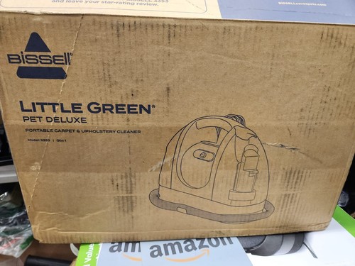 Bissell Little Green Pet Deluxe Portable Carpet Cleaner and Car, 3353 ...