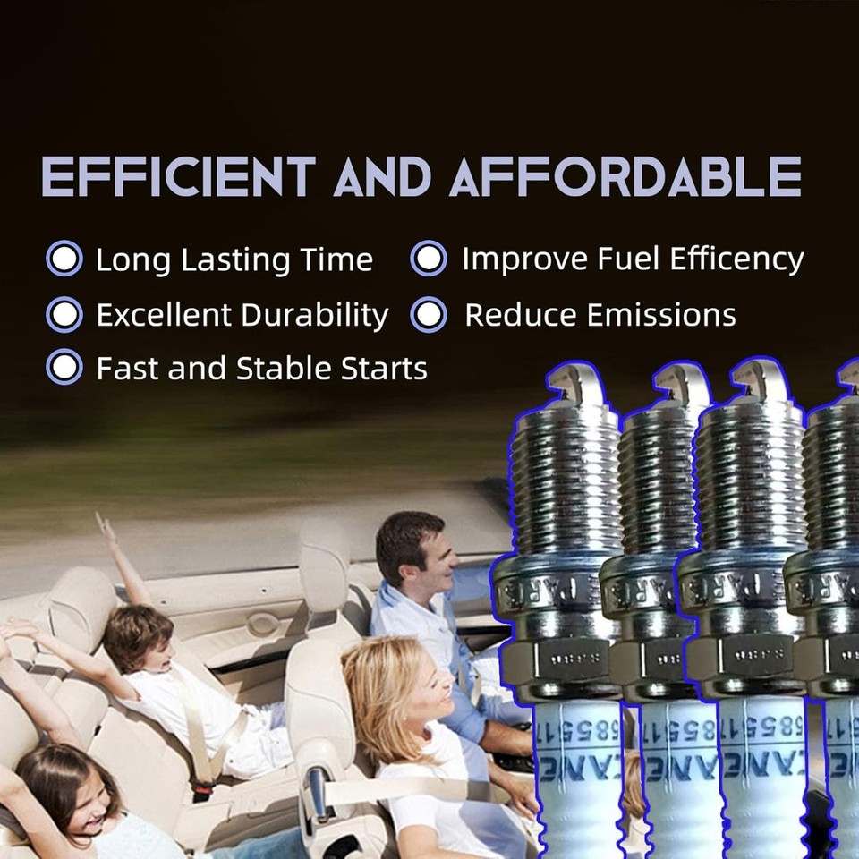 4x Spark Plugs for Chevrolet Buick Cadillac 1.4L 41 121, 55585517 Spark ...