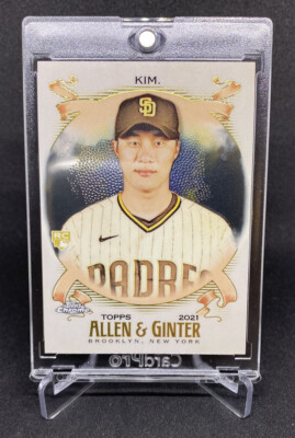 2021 Topps Allen & Ginter Chrome HA-SEONG KIM #176 Rookie - San Diego ...