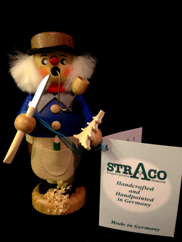 Straco Wooden Smoker/ incense burner, Germany Tree Carver 5" | eBay