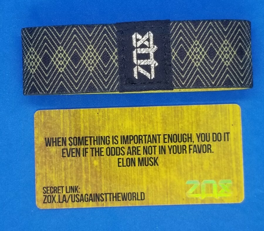 ZOX ~US AGAINST THE WORLD~ 🏆 GOLD STITCHED Med Retired design | eBay