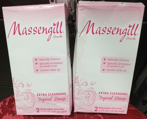 Massengill 4 Disposable Douches - Extra Cleansing Tropical Breeze ...