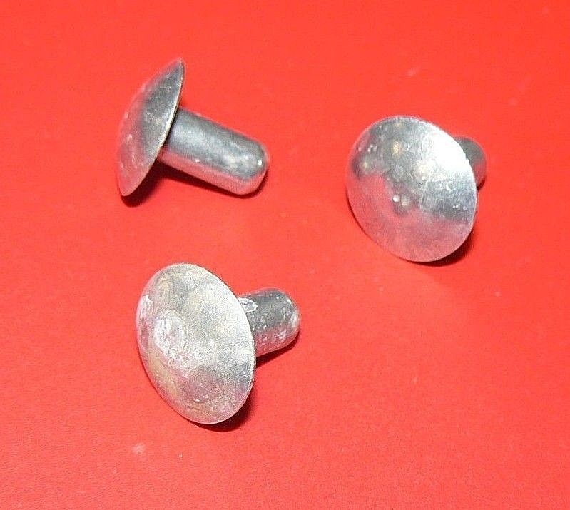 1/4" x 1/2" Full Brazier Head Solid Aluminum Rivet - 2117 T4 (Hard ...