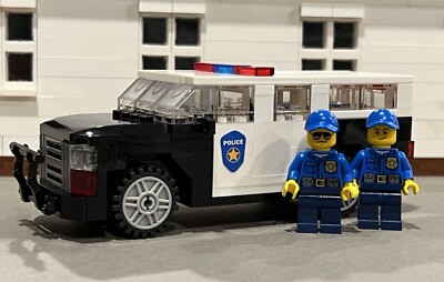 Custom LEGO Police SUV with 2 Minifigures (Lot 1013) | eBay