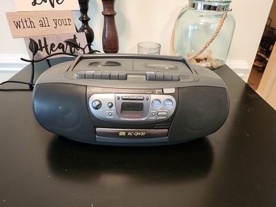 JVC RC-QW20 CD Cassette AM-FM Radio Boombox Fully Tested Great Working ...