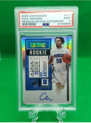 2020 Contenders Cole Anthony Premium Edition Autograph #111 PSA 9 | eBay