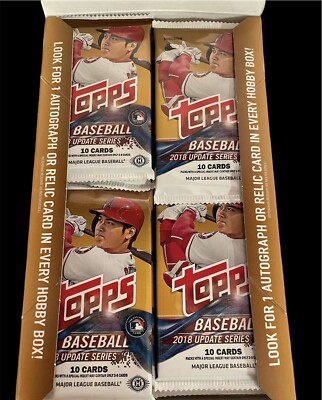 2018 Topps Update Series Baseball - 1 Fresh Pack From Hobby Box Factory ...