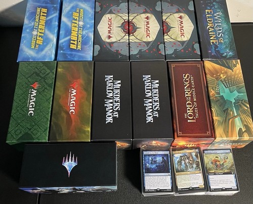 1000 Near Mint MTG Magic the Gathering Card Lot with Unsearched VIntage ...
