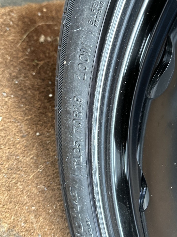 Unused Space Saver Spare Wheel 5 Series BMW 2017 To Present Day + Wiper ...