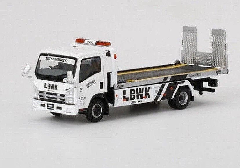Mini GT Isuzu N-Series Vehicle Transporter LBWK White 1:64 Scale ...
