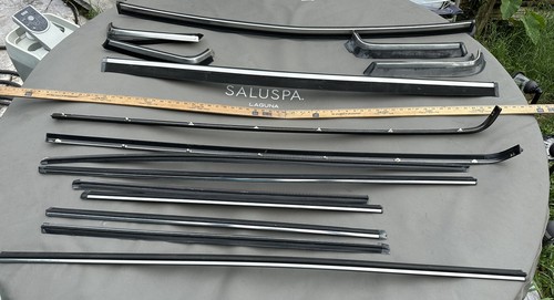 OEM set Volvo 240 Chrome Hood Bumper Corner Trim Rare IPD 4 hockey ...