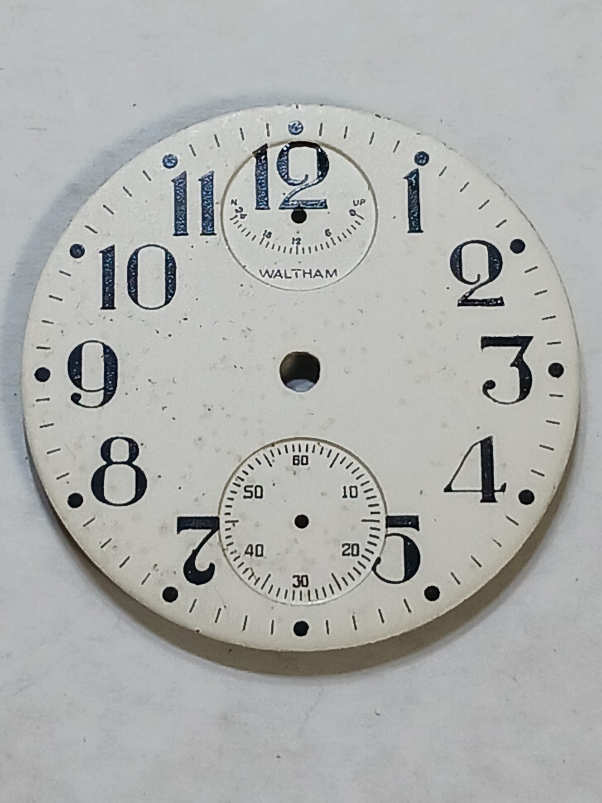 Vintage Watch Dial, Waltham Up & Down Indicator 42mm 3 Foot | eBay