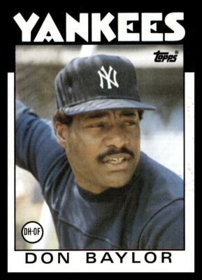 1986 Topps #765 Don Baylor New York Yankees Baseball Card | eBay