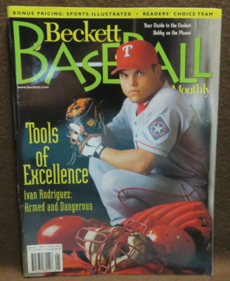 #903 BECKETT BASEBALL JANUARY 1998 #154 IVAN RODRIGUEZ | eBay