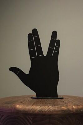 Life Size Live Long & Prosper Metal Hand Sign Star Trek Mr. Spock ...