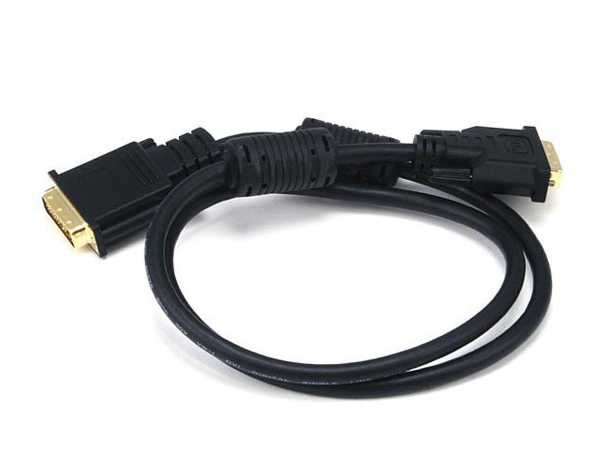 Monoprice (2498) 3ft 28AWG DVI-D to M1-D (P&D) Cable For Projectors ...