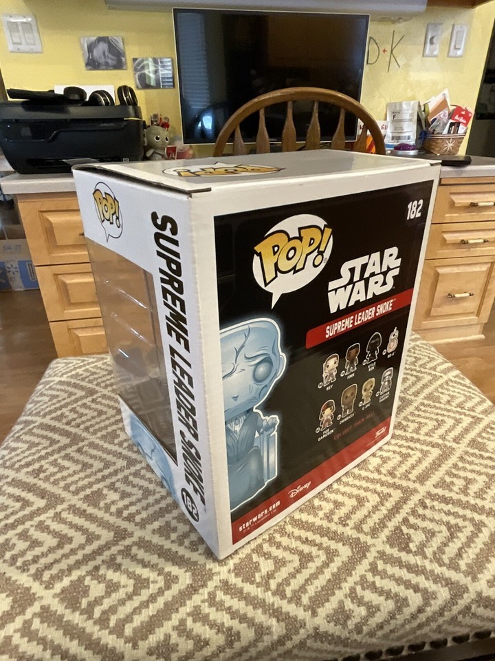 Supreme Leader Snoke Star Wars Funko Pop! # 182 Glow In The Dark ...