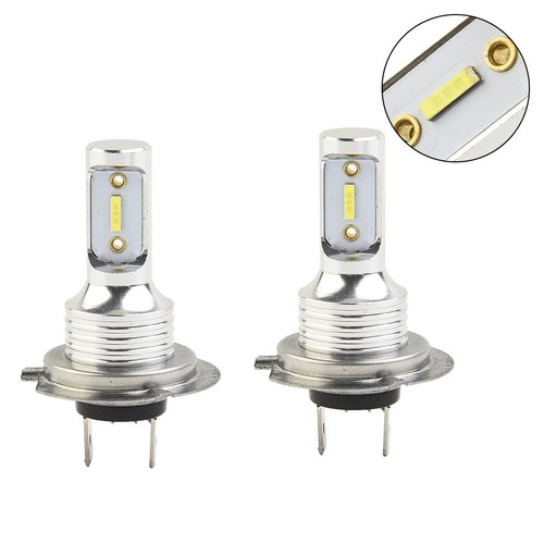 2X H7 1860 LED Phare Haut Bas Faisceau Kit Ampoule 6000K Blanc 55W ...