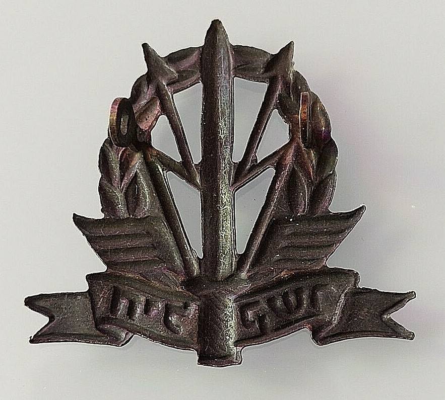 ORIGINAL ISRAEL ARMY IDF ZAHAL 1960-1970 SIGNAL CORPS EARS BADGE CAP ...