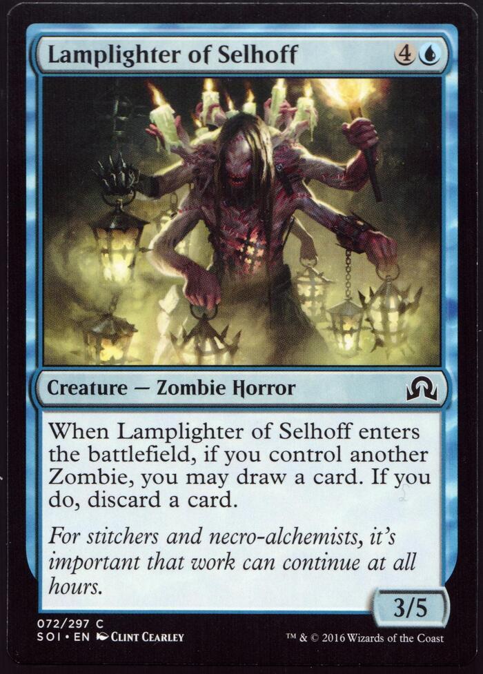 Lamplighter of Selhoff - 72 Regular not foil MTG SOI | eBay