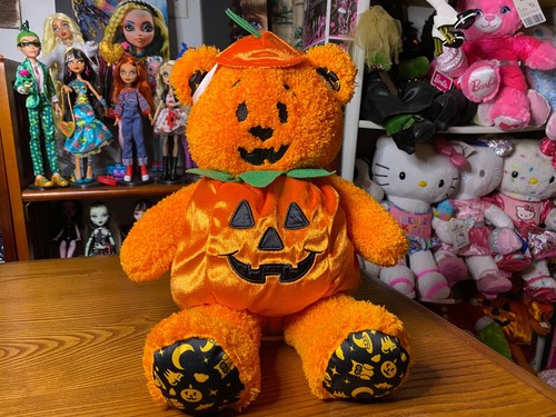 Build-A-Bear Pumpkin Glo Bear Light Up Halloween Plush | eBay