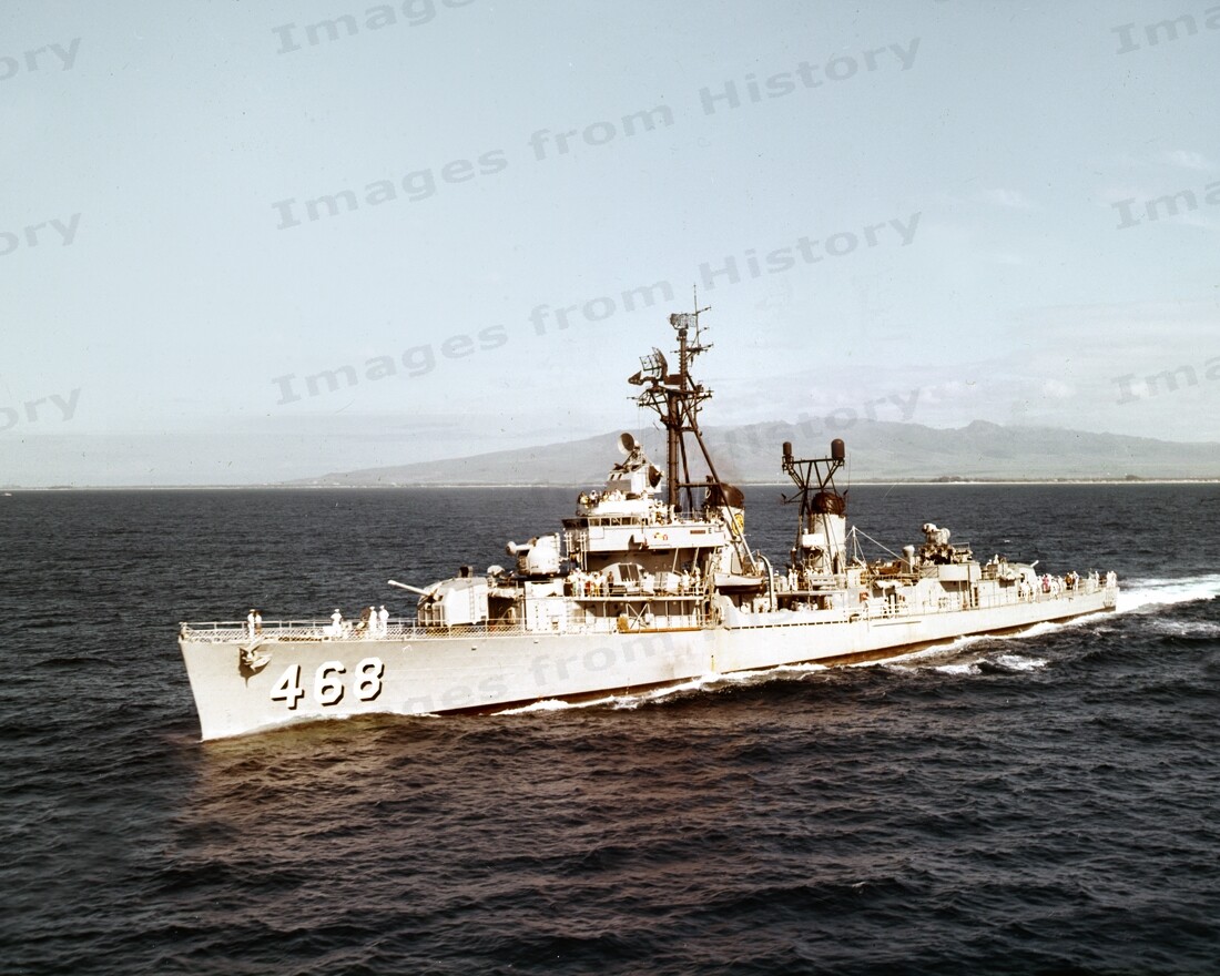 8x10 Print Navy Fletcher-class Destroyer USS Taylor DD-468 1942 ...