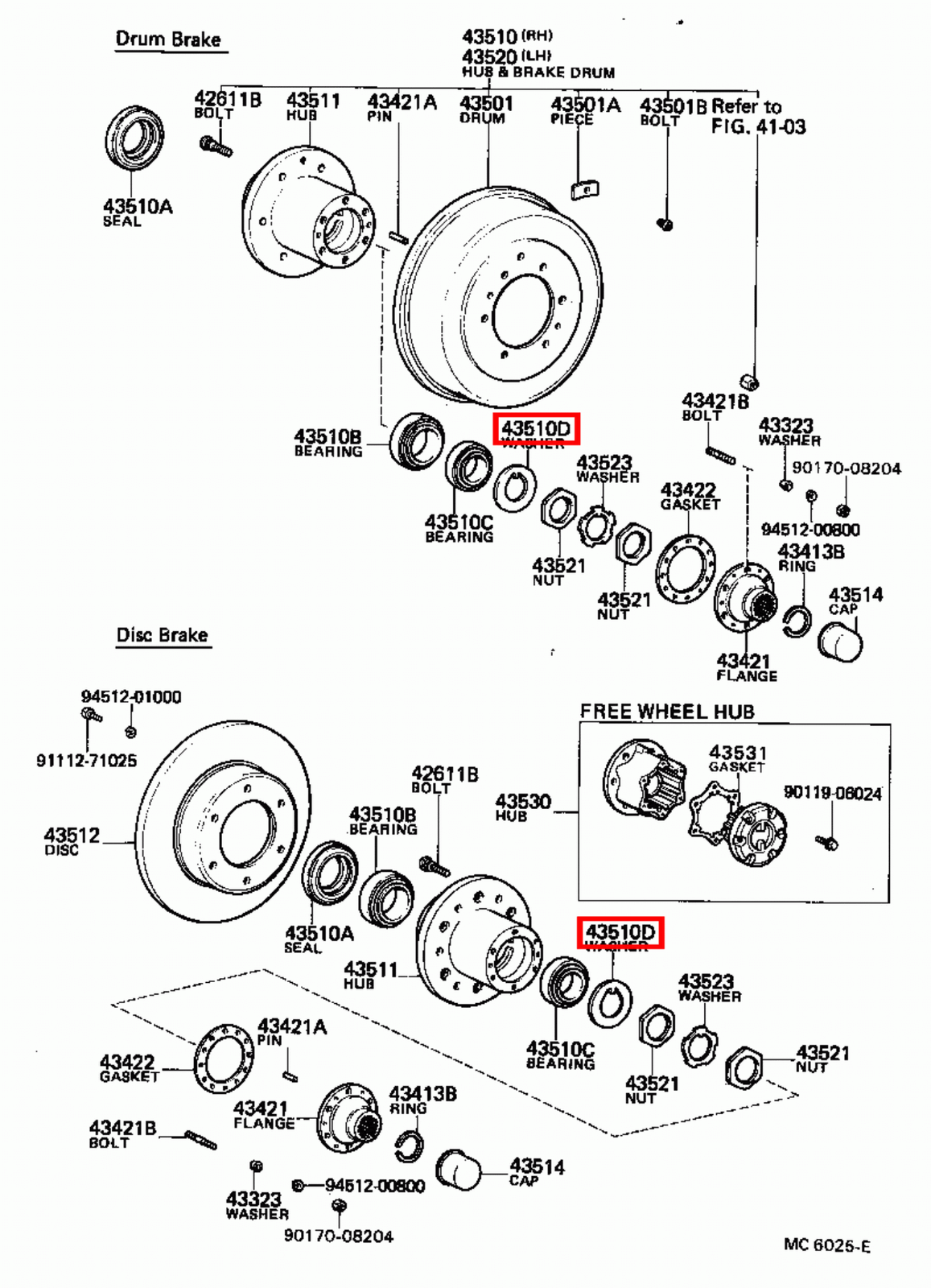 Genuine Lexus LX450 FZJ80 LX470 UZJ100 Front Axle Lock Washer | eBay