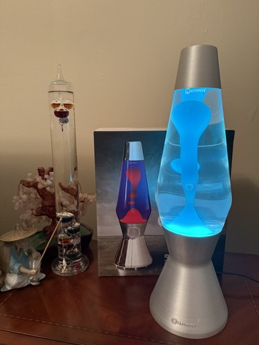 Lava Lamp Vintage Mathmos RARE 1990s Turqoise Globe And Silver Base ...