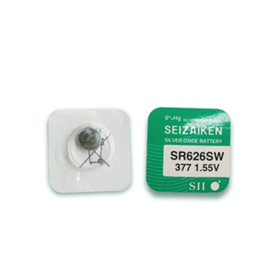 1 x SEIKO SEIZAIKEN SR626SW 377 SILVER OXIDE 1.55V WATCH BATTERY ...