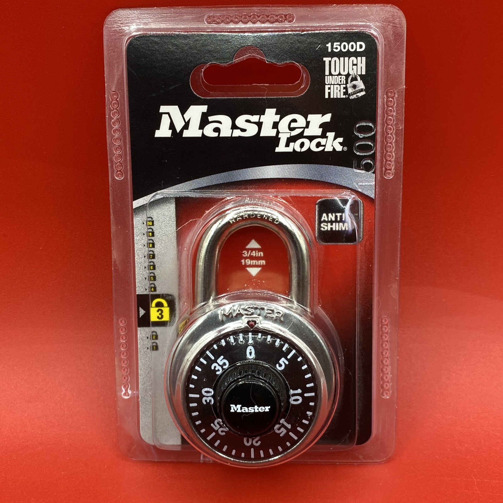 Master Lock Combination Lock 1500D 1-7/8" **FACTORY SEALED** Fast ...