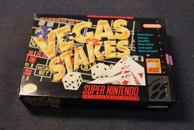 Vegas Stakes for Super Nintendo SNES BOX ONKY ORIGINAL | eBay