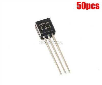 50Pcs Transistor 65V 0.1A Npn BC546B BC546 New Ic rm | eBay