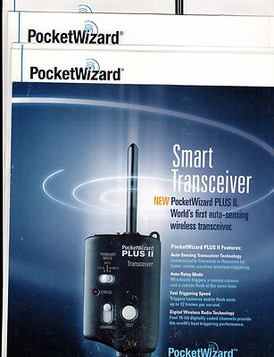 POCKET WIZARD BROCHURES (ORIGINAL PRINTS/not copies) | eBay