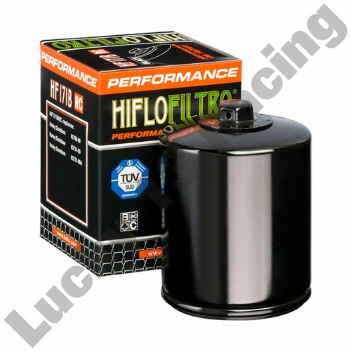 HF171BRC Hiflo Filtro Black oil filter Harley Davidson Dyna Fat Boy ...
