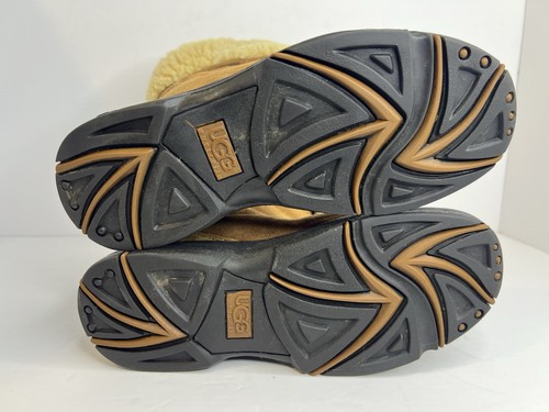 UGG AUSTRALIA Ultimate Tall Braid Brown 5340 Wool Lining Sheepskin ...