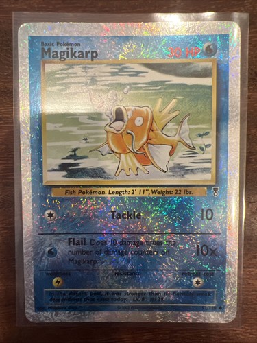 Magikarp Reverse Holo Legendary Collection Pokémon Card 52/110 Pokemon ...