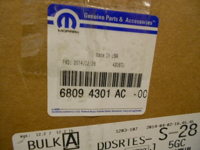 Grille Mopar 68094301AC for sale online | eBay