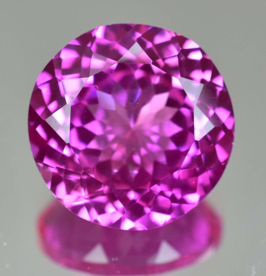 Flawless 35.50 Ct Natural Mogok Rose Pink Ruby Round Certified Loose ...