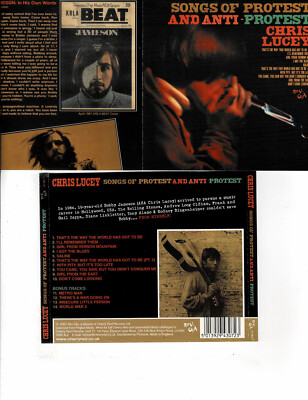 CHRIS LUCEY -SONGS OF PROTEST & ANTI-PROTEST (CD 2002) *14 TRACKS*BOBBY ...