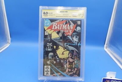 Batman #436 1st Tim Drake 1989 Signed by George Perez & Marv Wolfman ...